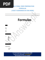 Formula Sheet For S1 Edexcel | PDF | Teaching Methods & Materials ...