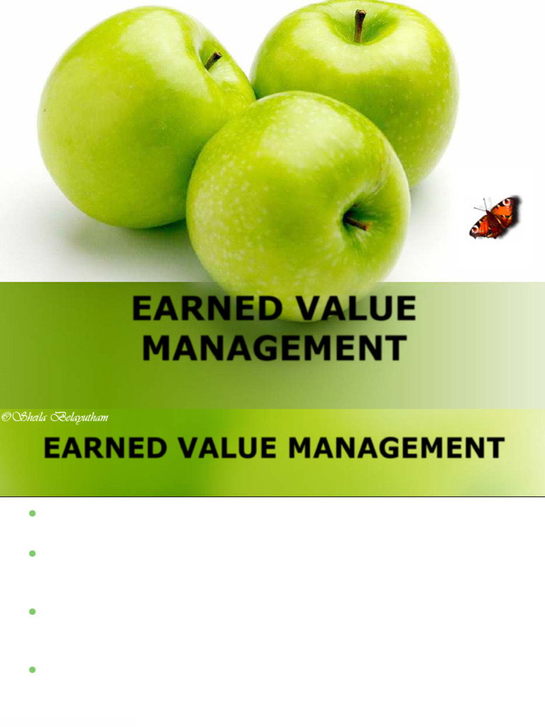 Chapter 6-Earned Value Management | PDF