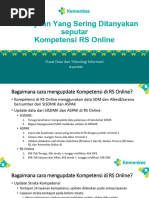 Petunjuk Teknis Penginputan Aspak Dalam Kompetensi Pelayanan Rumah Sakit | PDF