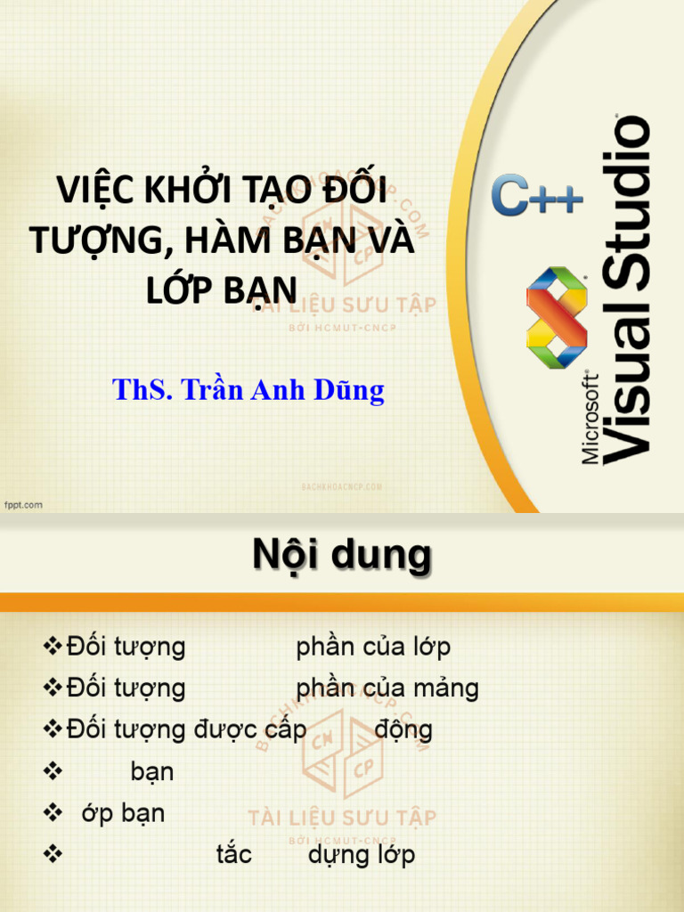 (Biboo - VN) - Chuong 04 - Viec Khoi Tao Doi Tuong, Ham Ban, Lop Ban | PDF