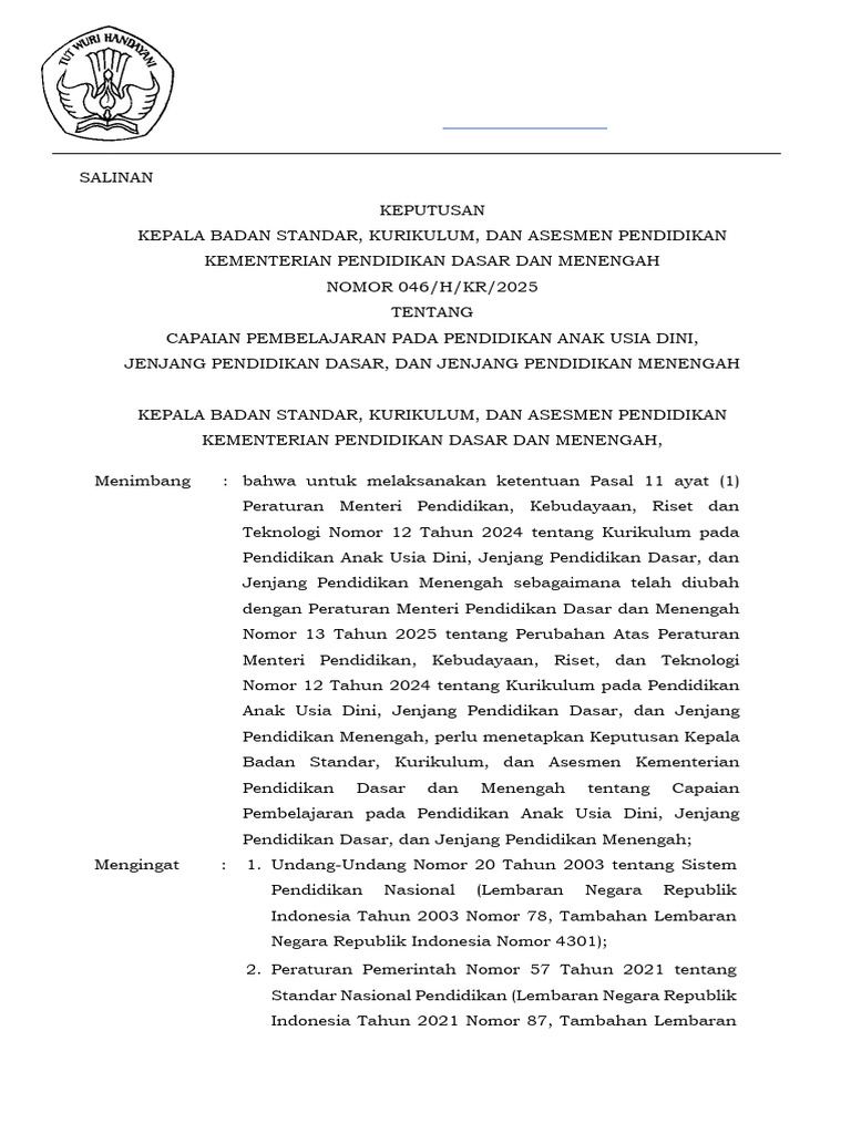 CP Terbaru 2025 | PDF