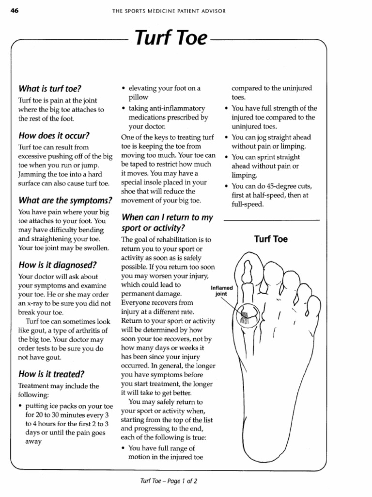 118 - Turf Toe | PDF