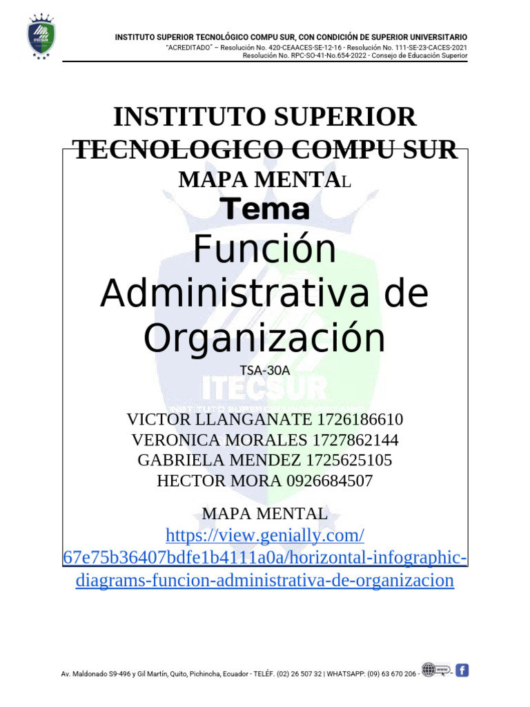 Acreditación del Instituto Compu Sur | PDF