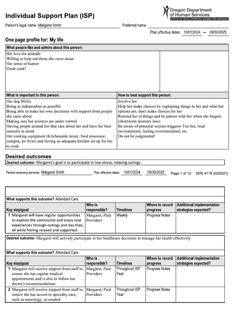 Smith, Margaret ISP 2024 Flat | PDF