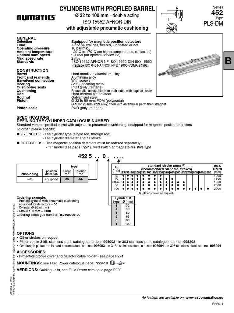 452 Cylinder | PDF | Piston | Mechanical Engineering
