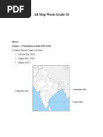 Class 10 SST Map Work Guide | PDF