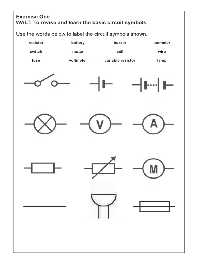 WORKSHEET - Electric Circuit | PDF