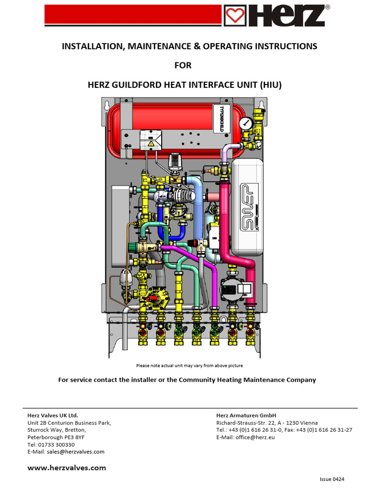 Herz Guildford Hiu Om en | PDF | Water Heating | Valve