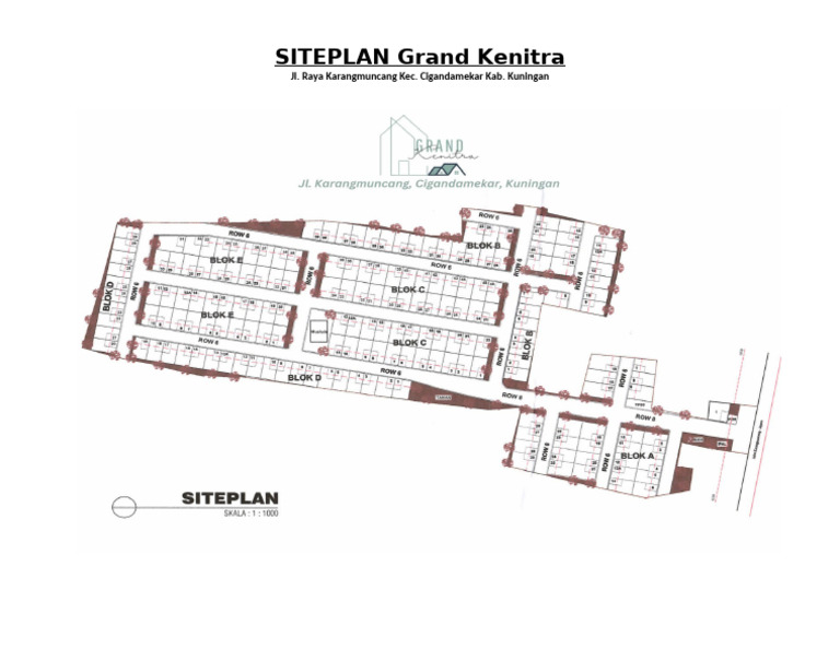 Siteplan Grand Kenitra Fiks | PDF