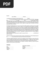 J262 Undertaking of Bond Requirements | PDF | Surety | Civil Law (Legal ...