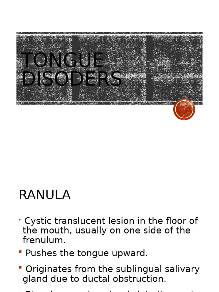 Tongue Pathology | PDF