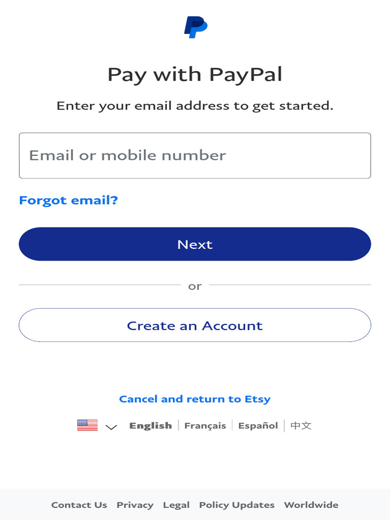 Log in To Your PayPal Account | PDF