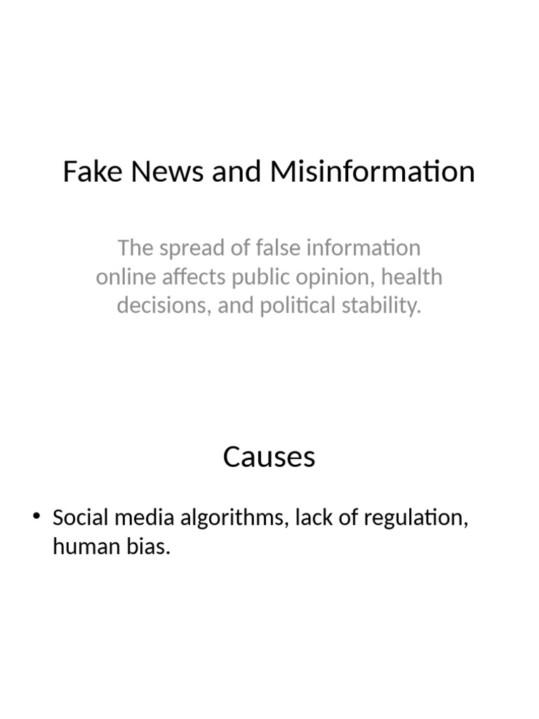 New 5 Fake News and Misinformation | PDF