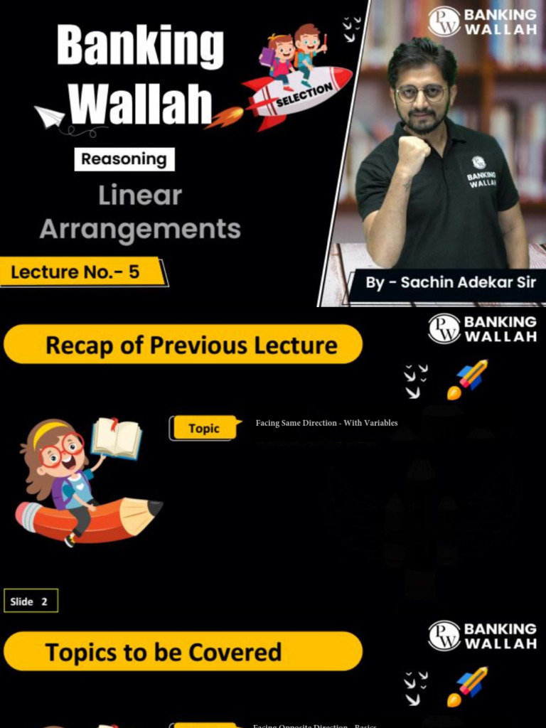 Linear Arrangements 05 - Class Notes | PDF