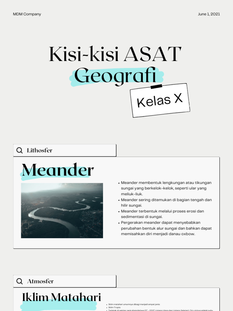 Kisi Geo Atmosfer | PDF