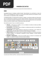 Proceso KDD | PDF | Procesamiento de datos | Bases de datos