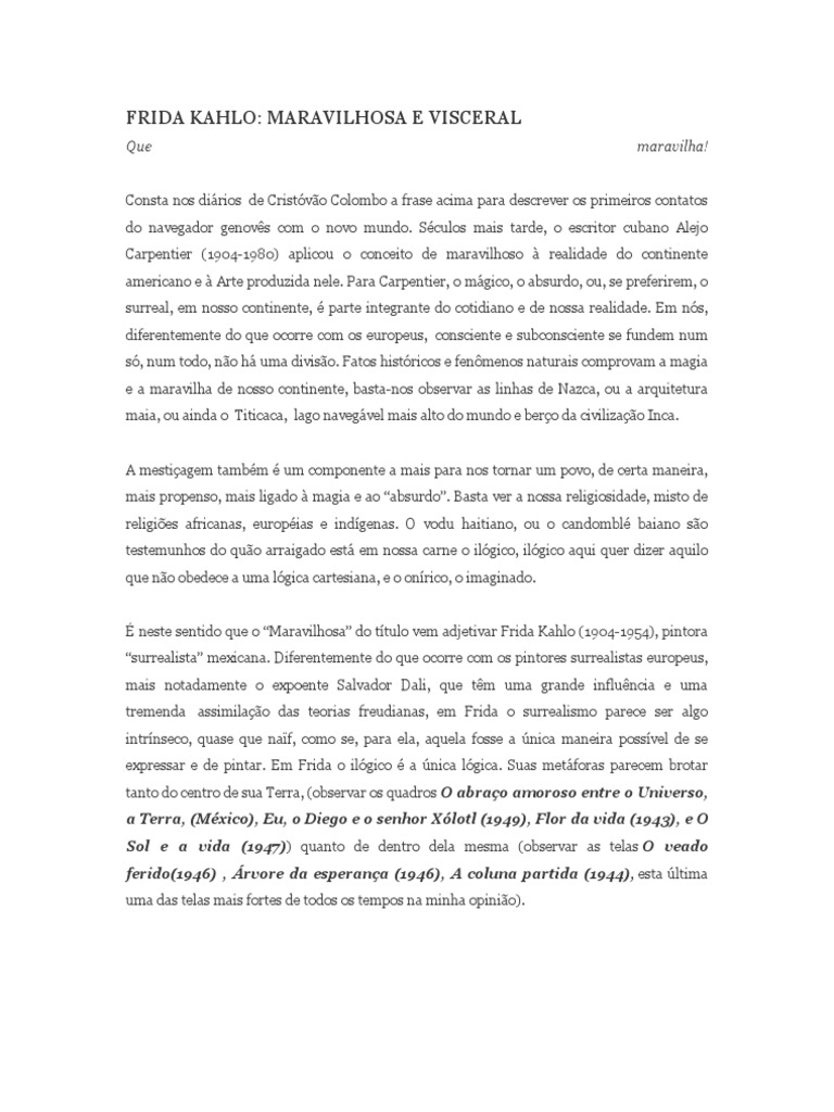Frida Kahlo | PDF | Américas | Pinturas