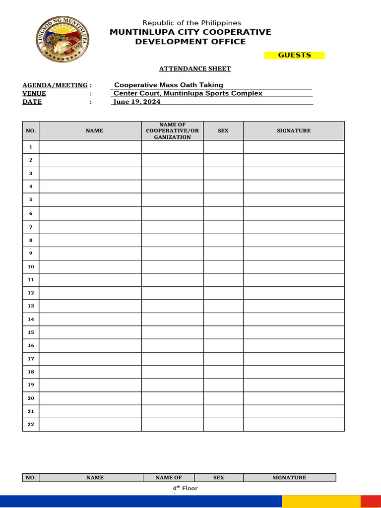 Data Privacy (Attendance Sheet) | PDF