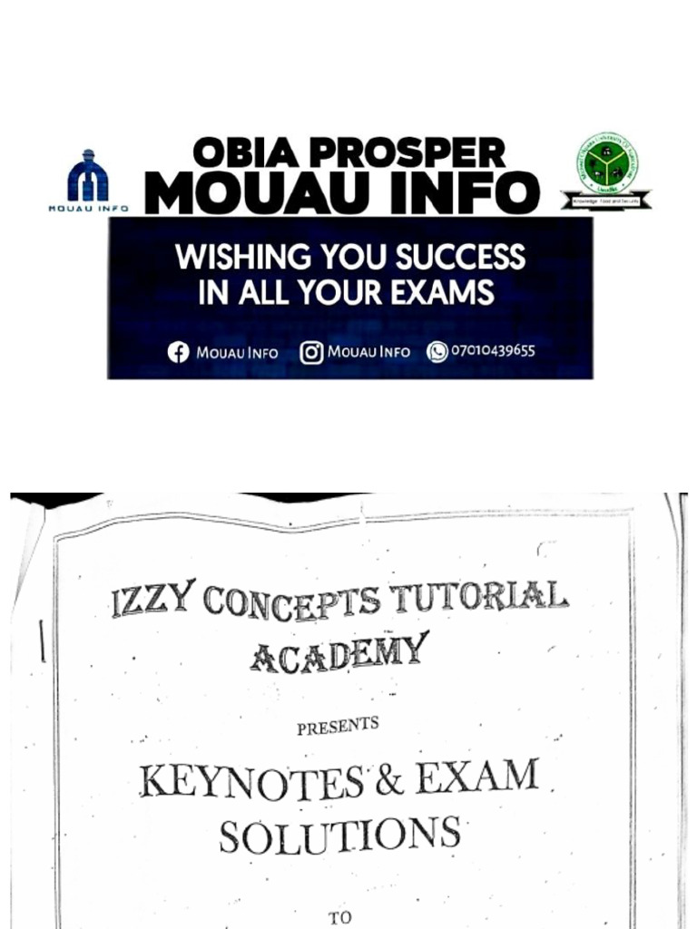 Eng 223 Compiled by Obia Prosper | PDF