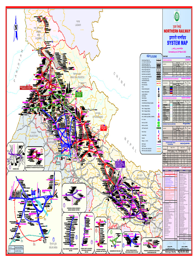NR System Map DIstrict Wise - 2023 | PDF