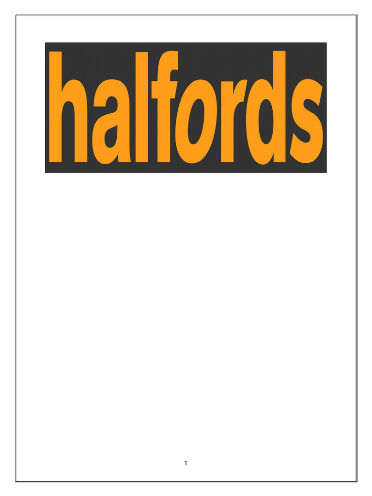 Halfords FY24 Financial Performance Analysis | PDF | Cost Of Living ...