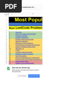 Top 100 DSA Questions With LeetCode Links | PDF