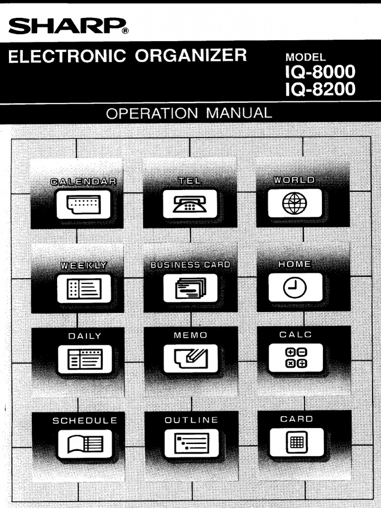Sharp Iq - 8200 | PDF