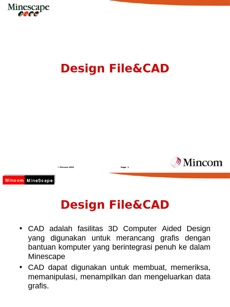 04 Minescape-Design File&CAD | PDF