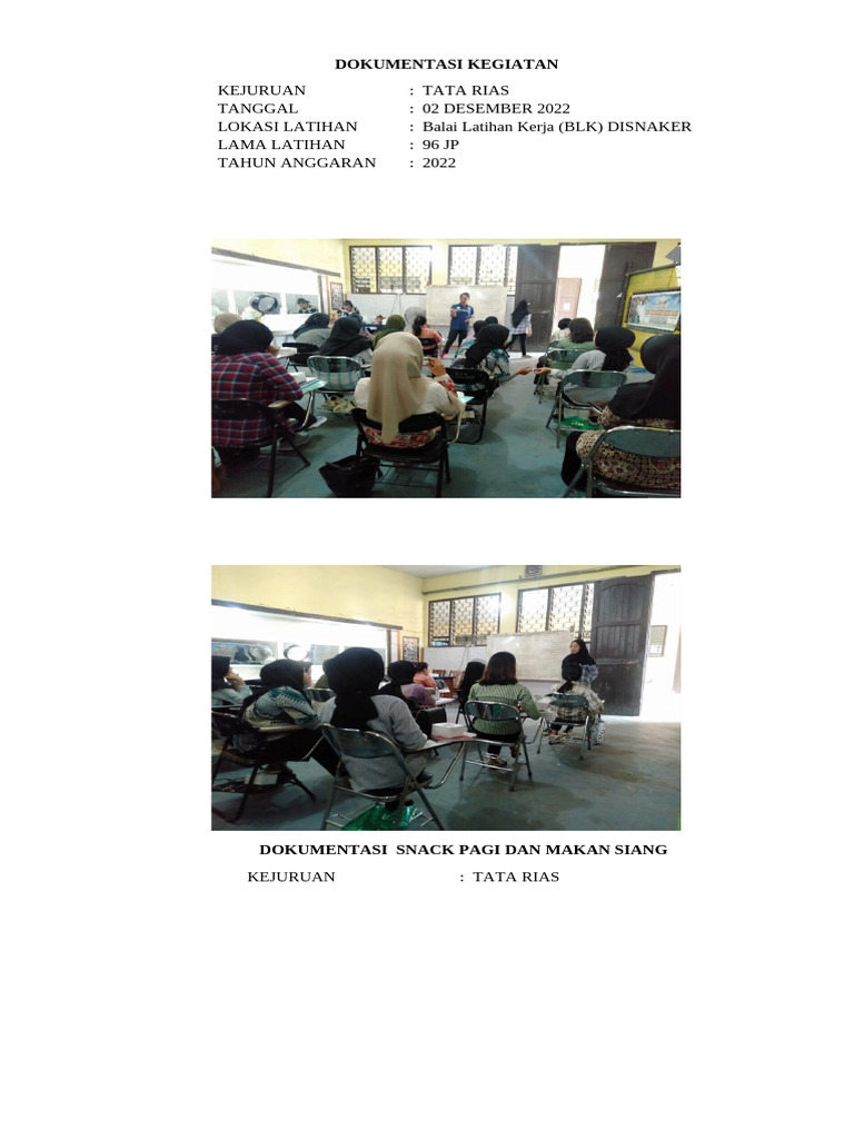 Berkas Foto Tata Rias 2022 | PDF