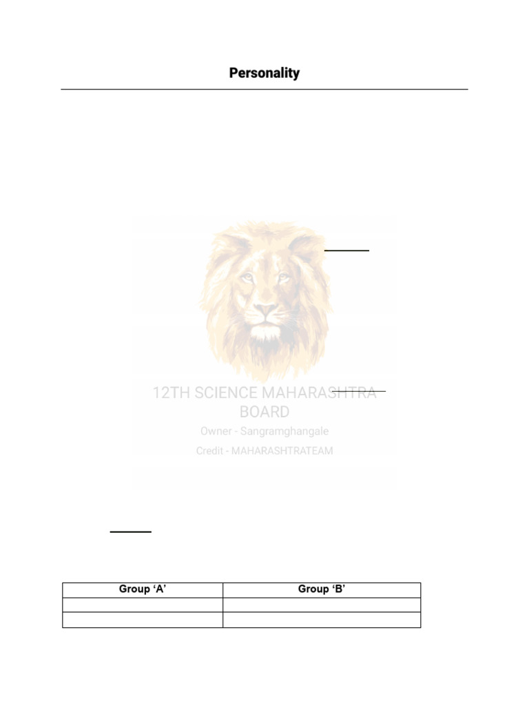 Chapter 3 Personality Solutions | PDF | Extraversion And Introversion | Human Development