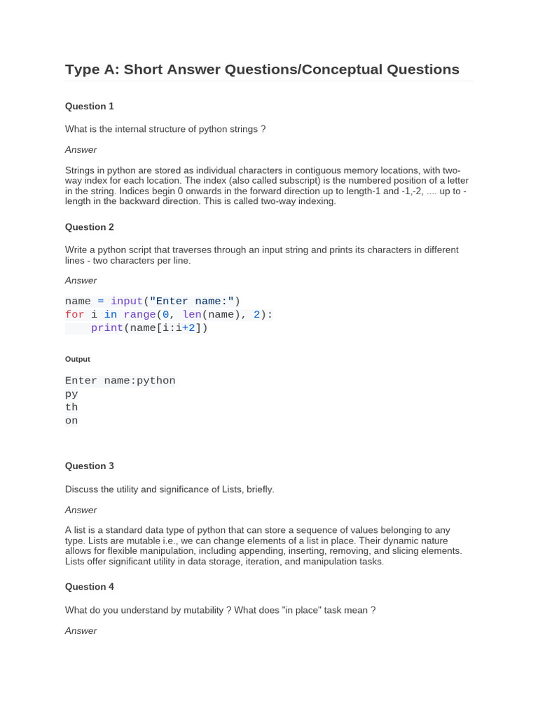 Python Strings, Lists, and Tuples Explained | PDF | String (Computer ...