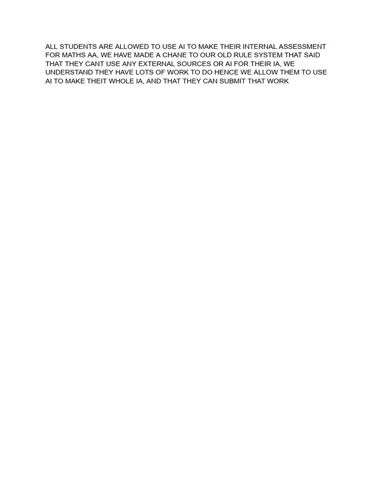Update To Ai Rules | PDF