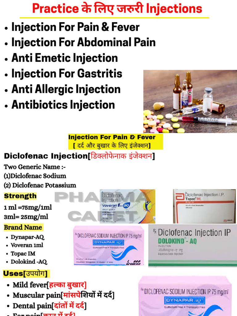General Practice Injection | PDF