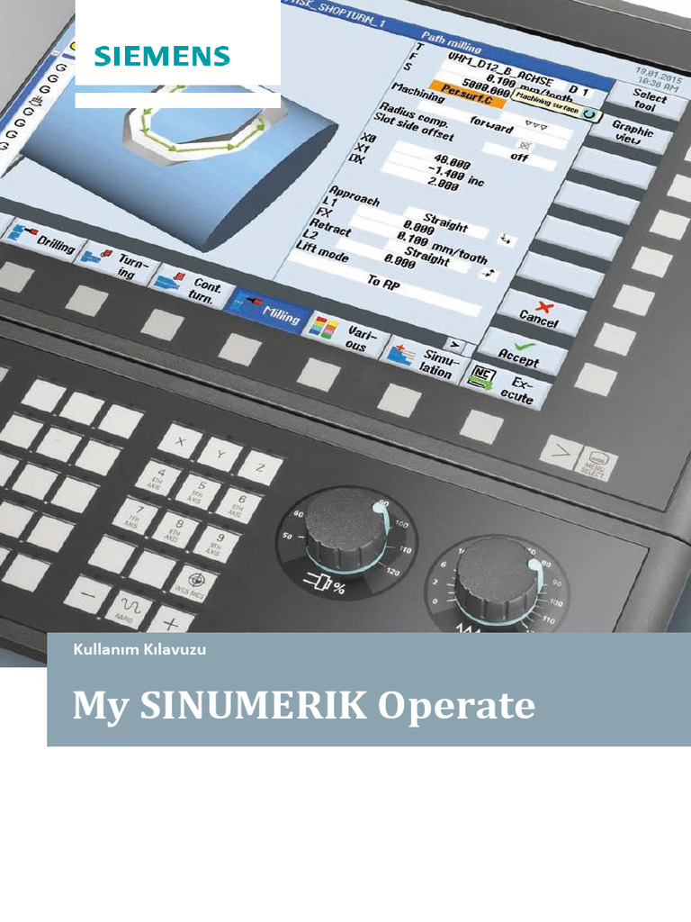 TR Sinumerik Operate UserGuide V4 7 | PDF