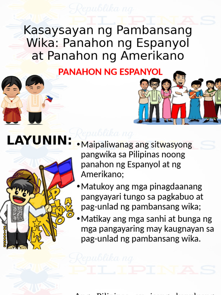 Kasaysayan NG Pambansang Wika | PDF