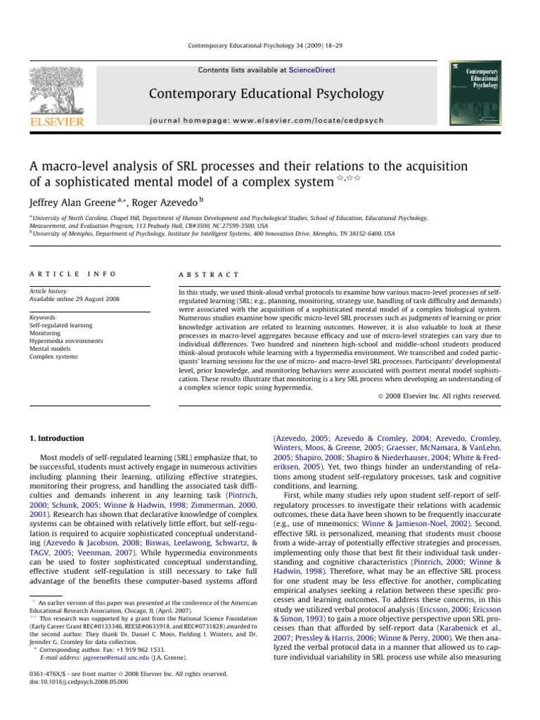 A Macro-Level Analysis of SRL Processes and Their Relations To The ...