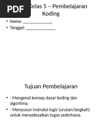 Soal Koding Kelas 5 | PDF