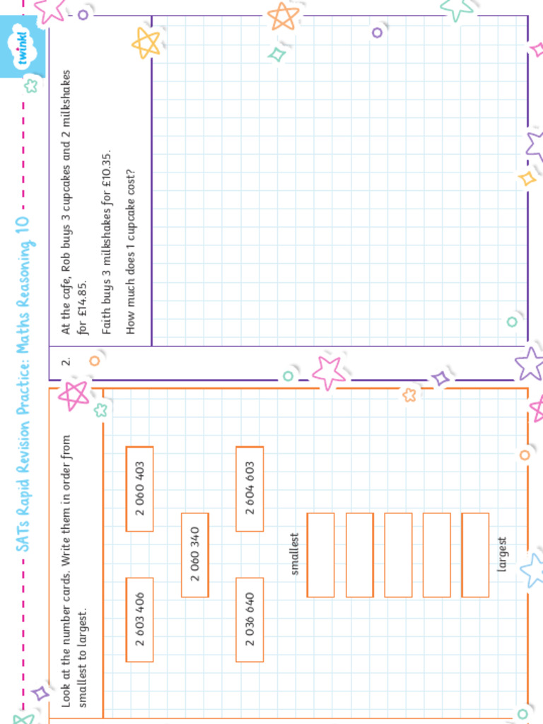 SATs Maths Reasoning Practice Guide | PDF | Chess Theory | Chess
