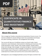 Quant Finance RoadMap | PDF | Mathematical Finance | Statistics