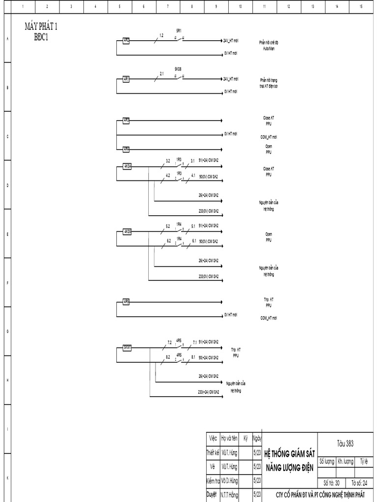 Máy Phát 1 Bđc1: Hö Thèng Gi M S T N NG L Îng ®iön | PDF