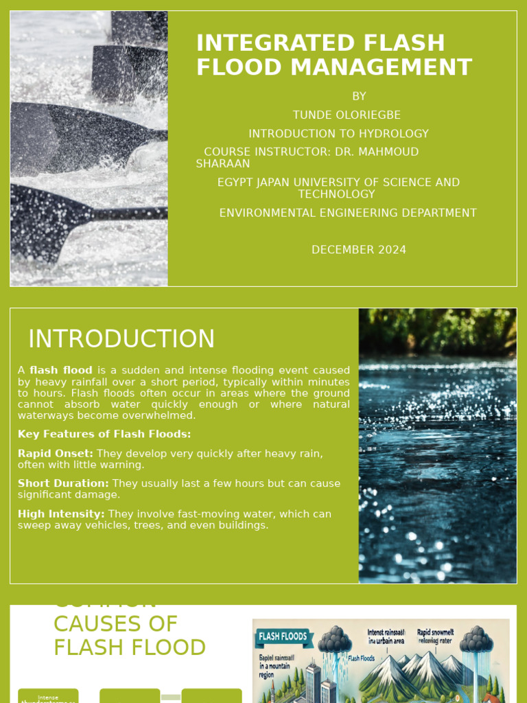 Integrated Flash Flood Management Guide | PDF | Flood | Climate Resilience