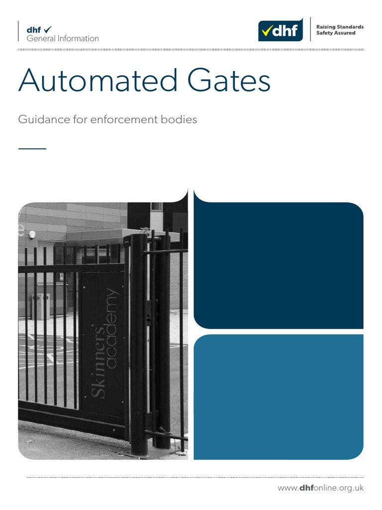 Automated Gates Compliance Guidelines | PDF | Safety