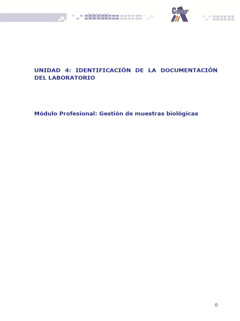 UD4 - Gestión de Muestras Biologicas | PDF | Historial médico | Hospital