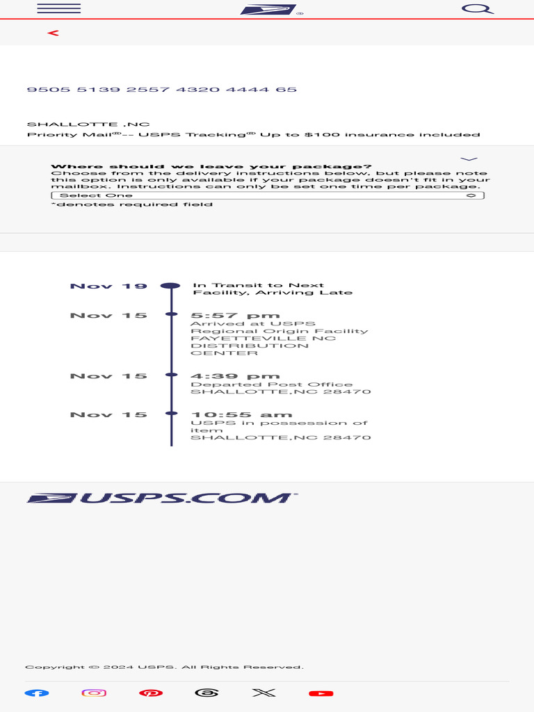 USPS Package Tracking Update | PDF | United States Postal Service ...