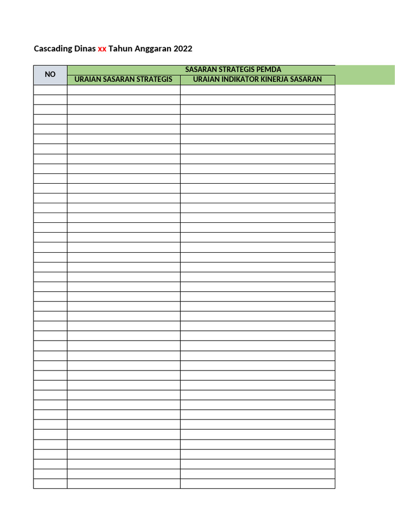 Contoh Template Cascading | PDF