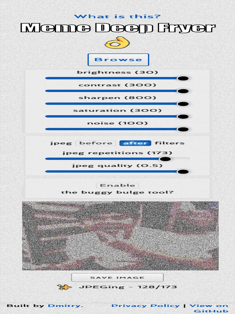 Meme Deep Fryer Tool Overview | PDF