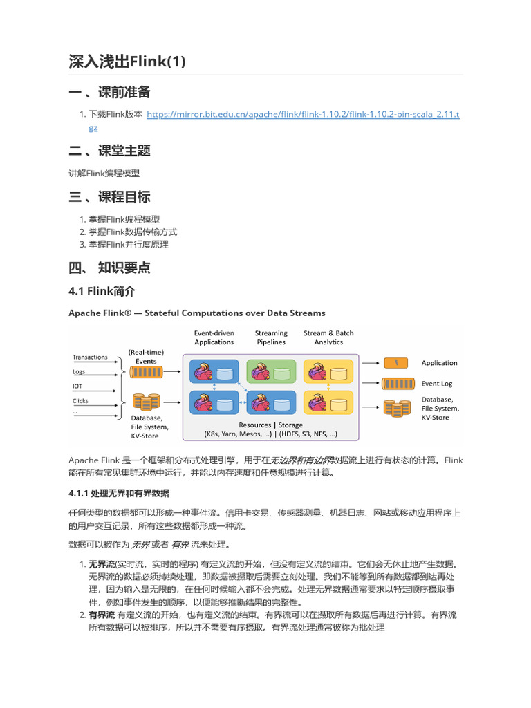深入浅出Flink | PDF