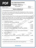 Punctuation and Grammar Worksheet (Grade 3) | PDF