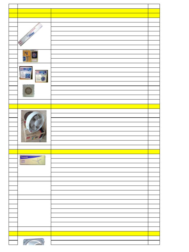 Electrical Items Product List PDF | PDF | Electrical Components | Lighting