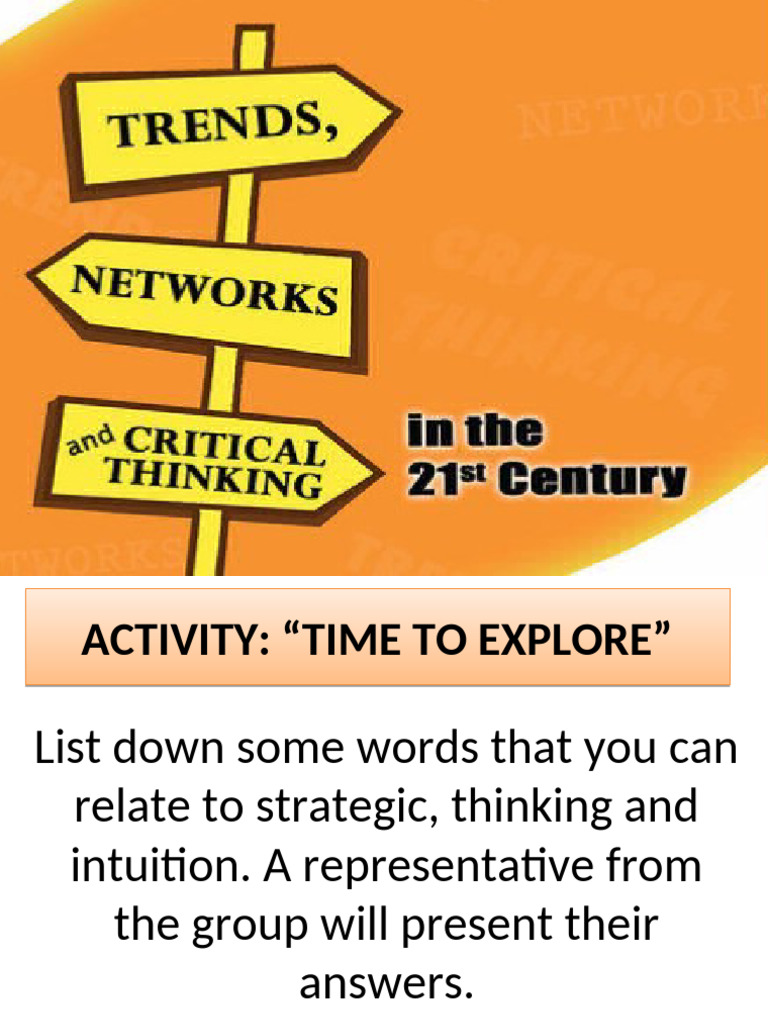 TNC - Quarter 3 - Week 3 - Session 1 and 2 | PDF | Thought | Intuition